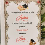 Invito Laurea Personalizzato - Feste - Biglietti e inviti - di Hand ...