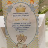 Invito Santo Battesimo - Feste - Biglietti e inviti - di Hand Made ...