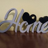 Scritta home con cuori - Per la casa e per te - Decorare casa - di ...