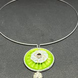 Collier rigido con pendente creato con capsule del caffè più perlin ...