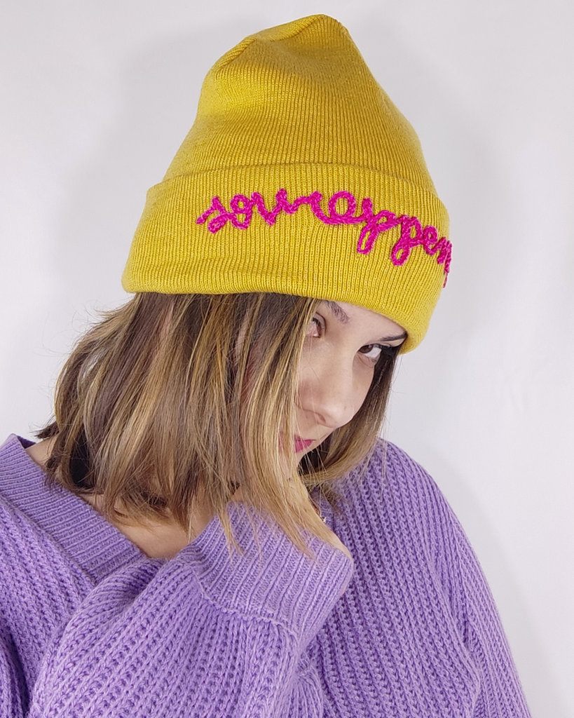 Berretto personalizzato, cappello uncinetto, scrivilo tu - Donna ...