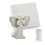 Angelo da appoggio stilizzato con frasi incise - Feste - Bombonier ...