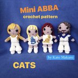 ABBA Cats crochet mini dolls pattern - Libri schemi e corsi - Schem ...