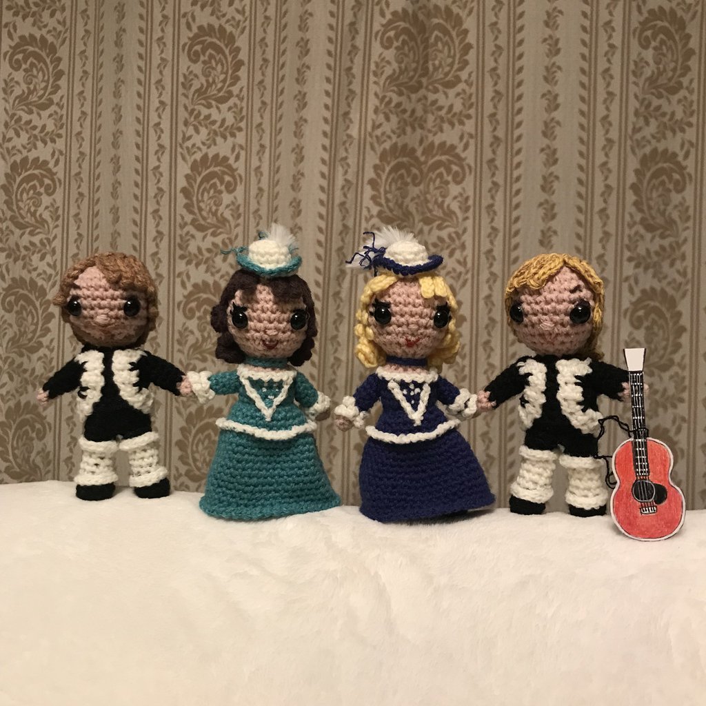 ABBA "Dancing Queen" amigurumi dolls pattern - Libri schemi e cor ...