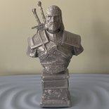 Mezzo busto action figure Geralt di Rivia The Witcher 10 cm realizz ...