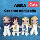 ABBA crochet mini dolls in "Cats" costumes - Donna - Accessori - di ...