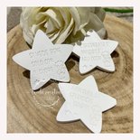 Gessetti STELLA PICCOLO PRINCIPE con fiocco e tag personalizzato ...