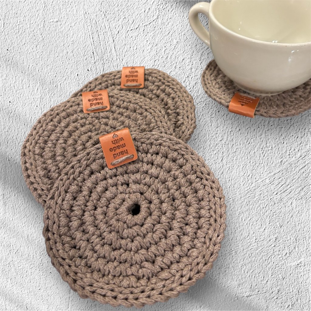 Set of 4 crochet coasters - Per la casa e per te - Cucina - di Fior ...