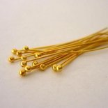 Chiodini,punta tonda,color oro,ottone - Materiali - Bigiotteria - d ...