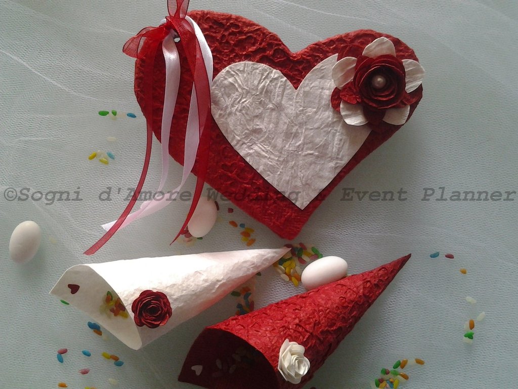 Coni riso/confetti - Feste - Matrimonio - di NonSoloMatrimoni | su ...