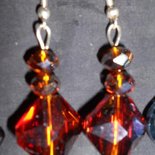 orecchini con rombo color coca cola - Gioielli - Orecchini - di Mar ...