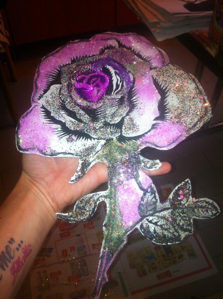 ROSA :) tutta brillantinata UN regalo UNICO - Per la casa e per te ...