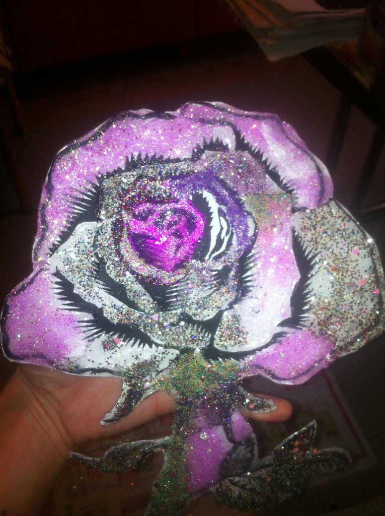 ROSA :) tutta brillantinata UN regalo UNICO - Per la casa e per te ...