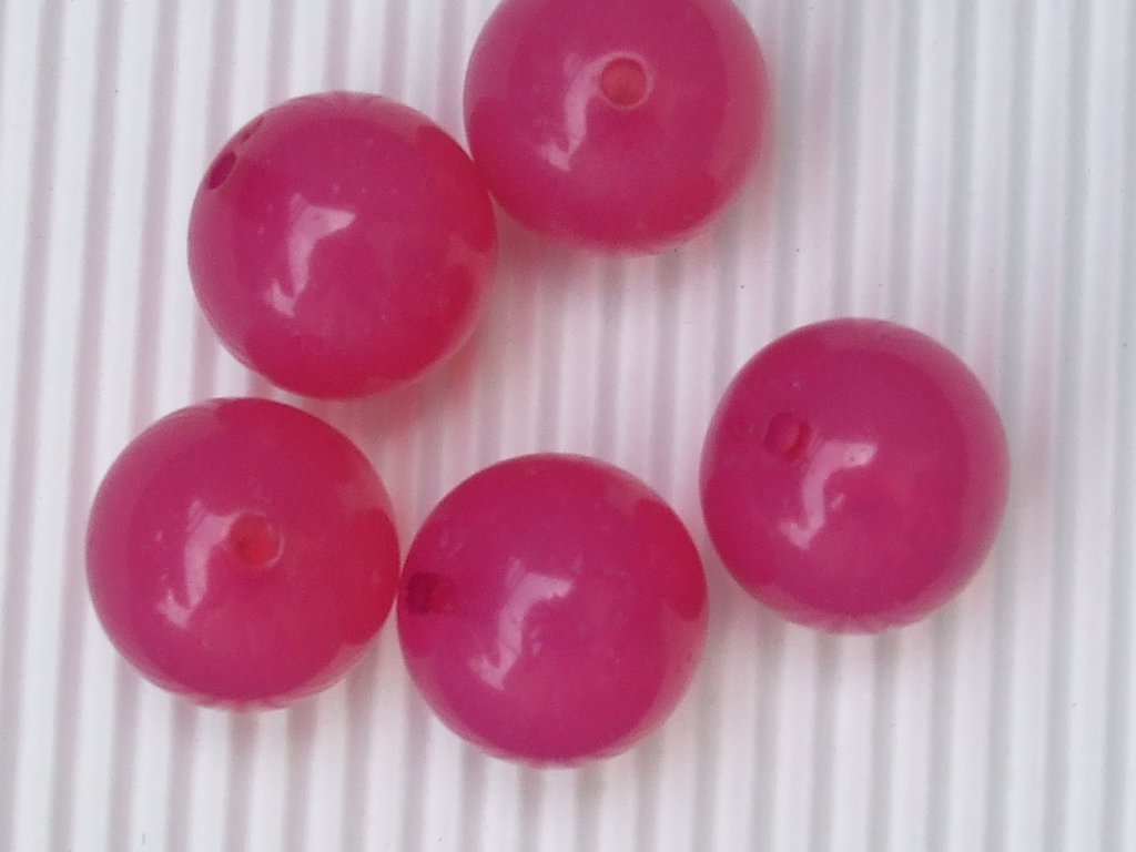 5 maxi perle 16mm rosa vend. - Materiali - Bigiotteria - di chia | su ...