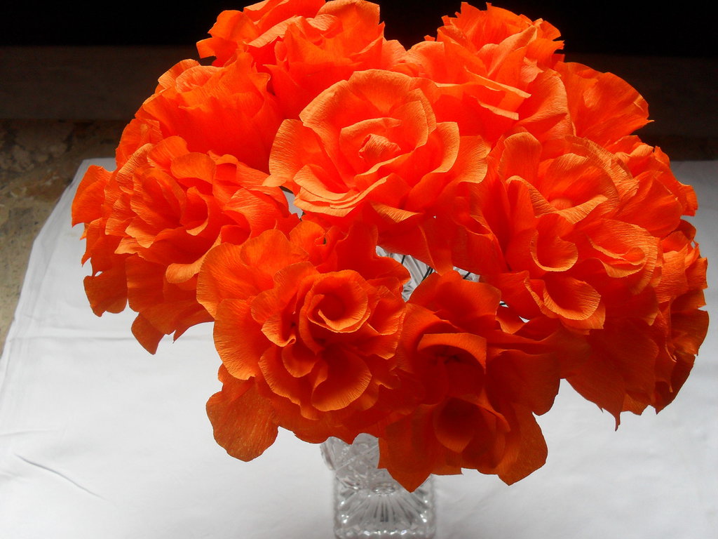 rose arancio scuro - Per la casa e per te - Produzioni artistiche ...