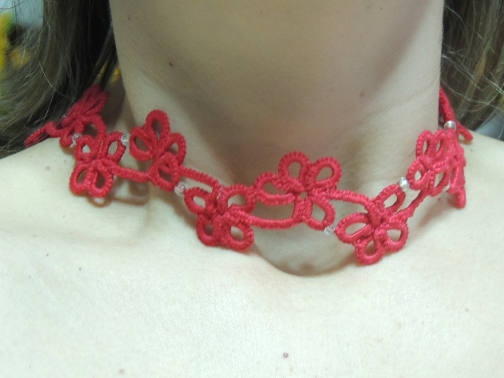 collarino moderno leggero e unico. - Gioielli - Collane - di creazi ...