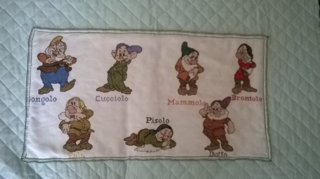 trapuntina culla sette nani - Bambini - Per la nanna - di punto cro... | su MissHobby