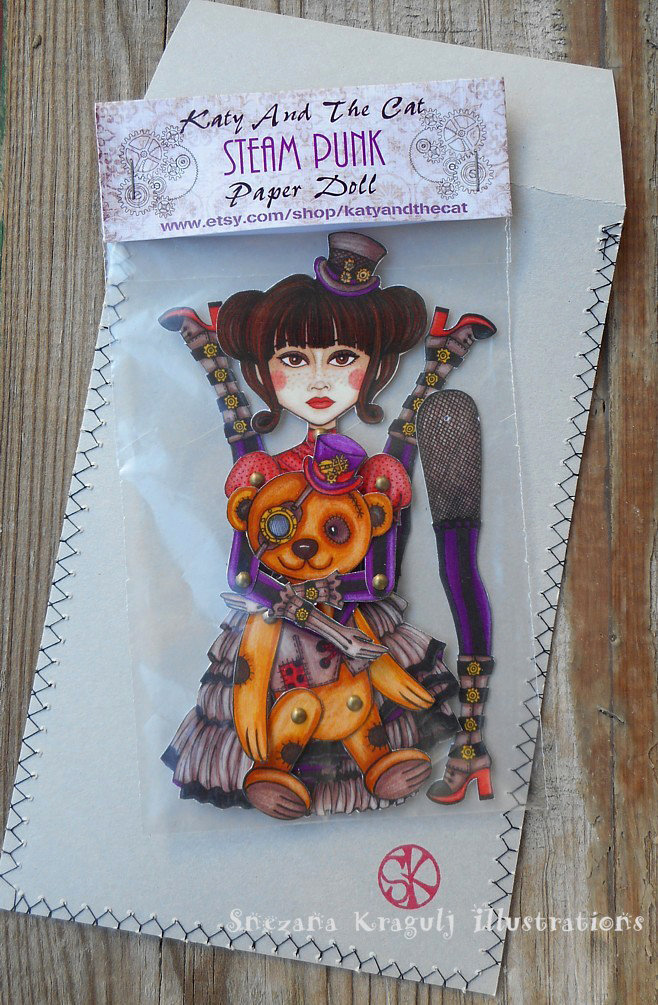 Steampunk and teddybear-Paper doll - Per la casa e per te - Bambole ...