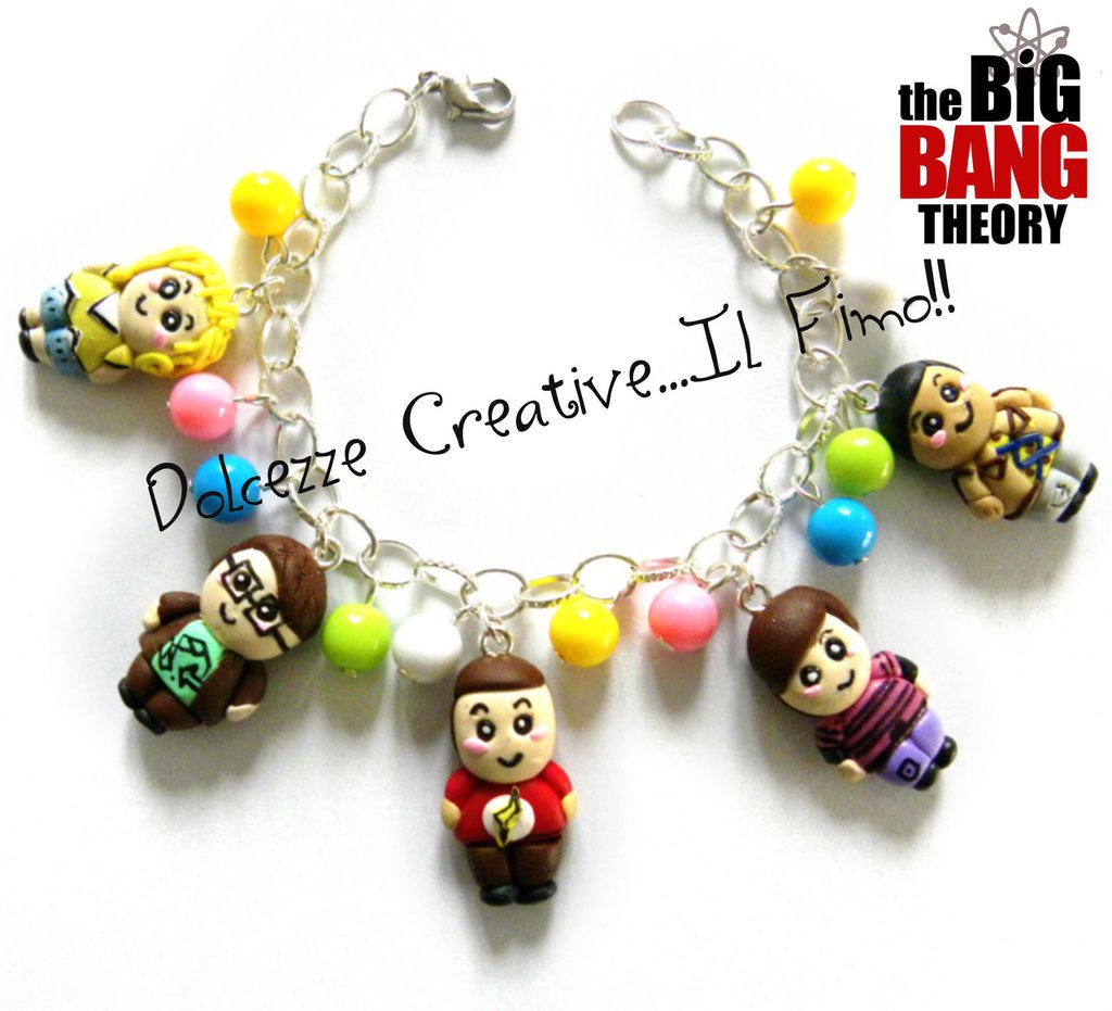 Bracciale Chibi - Personaggi Big Bang Theory -Leonard Hofstadter ...