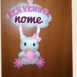 Fiocco nascita hello kitty - Bambini - Nascita - di Il mondo fanta ...