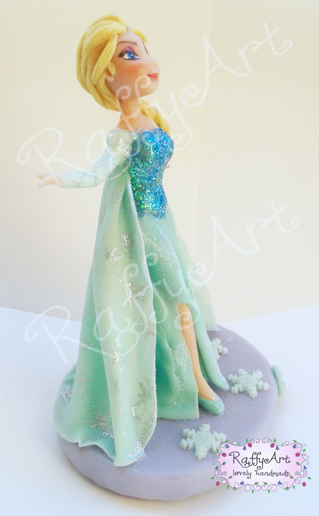Cake topper Frozen Elsa - Cake design - Cake topper - di RaffyArt | su ...