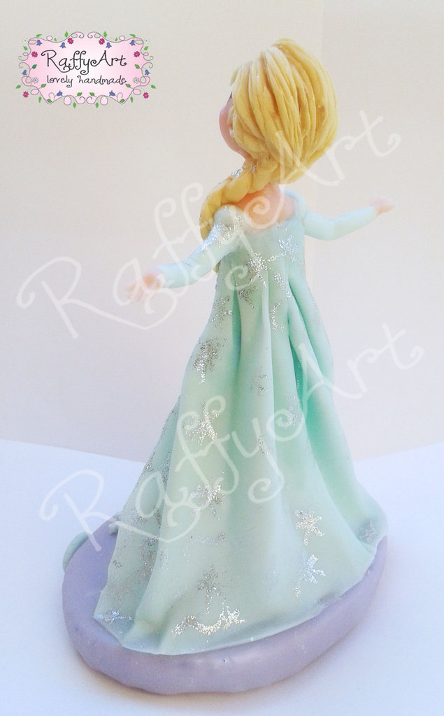 Cake topper Frozen Elsa - Cake design - Cake topper - di RaffyArt | su ...