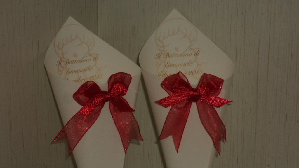 Coni confettata confetti battesimo comunione cresima personalizzabi ...