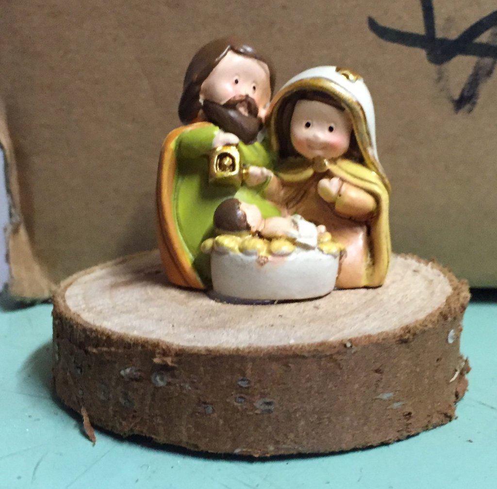 Mini presepio dipinto a mano - Per la casa e per te - Decorare casa ...