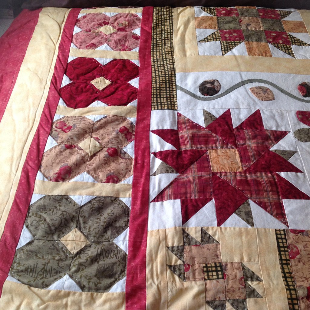 Trapunta patchwork matrimoniale - Per la casa e per te - Camera da ... | su MissHobby