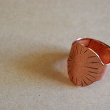 Anello in rame con incisioni - Gioielli - Anelli - di Arteacciaio | su ...