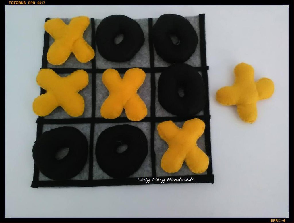 Gioco del tris - Bambini - Giocattoli - di Lady Mary Handmade | su ...