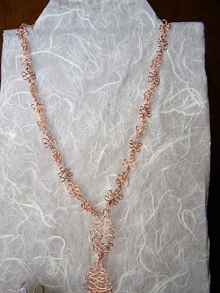 SPLENDIDA COLLANA IN FILO DI RAME - Gioielli - Collane - di animaci ...