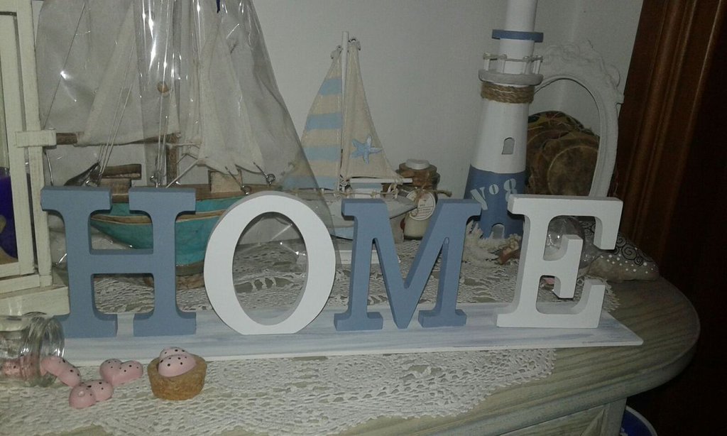 Scritte decorative in legno - Per la casa e per te - Arredamento ...