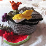 pentola di cotone con fruttini all'uncinetto - Bambini - Giocattoli ...