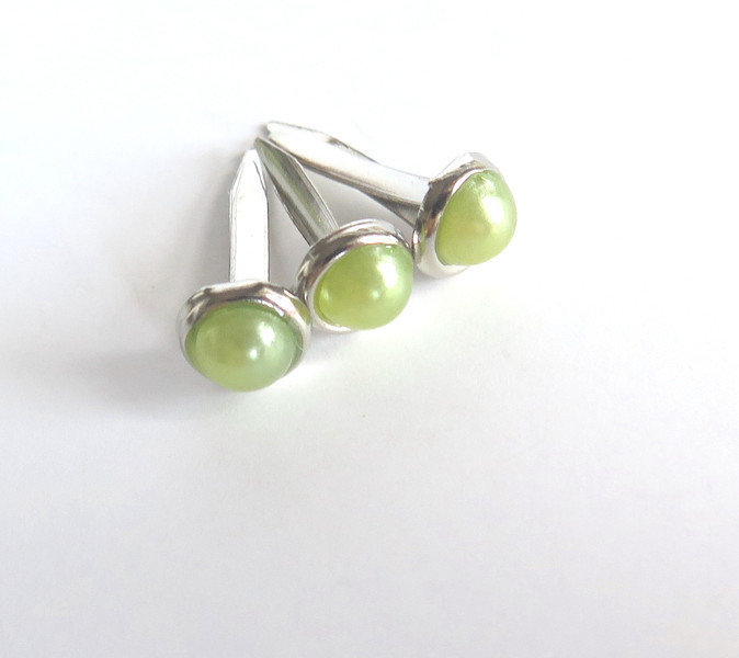 4 Perle PINS VERDE PRL259 - Materiali - Bigiotteria - di Arima | su ...
