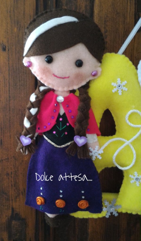 FIOCCO NASCITA BANNER FIABA FROZEN "PRINCIPESSA ANNA" - Bambini - N ...