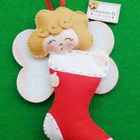 ANGELO DI NATALE "CALZA" - Feste - Natale - di Creazioni Eli | su MissHobby