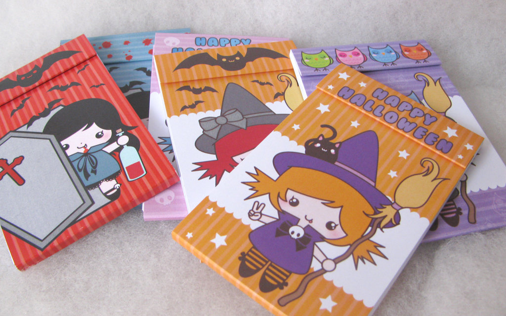 Mini block notes - streghetta con gufi - Donna - Accessori - di Kiw ...