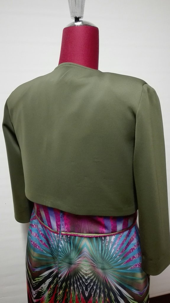 Giacca corta neoprene verde(abbinabile all'abito in neoprene) manic ... Giacca corta neoprene verde(abbinabile all'abito in neoprene) manic ...