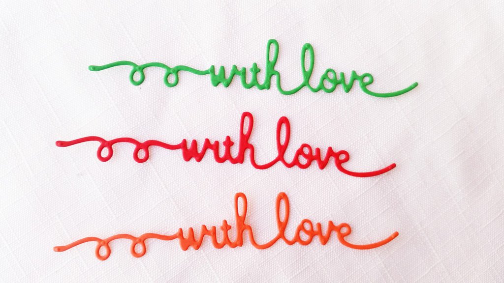 50 scritte WITH LOVE - Feste - Decorazioni - di Un'idea in Soffitta ...