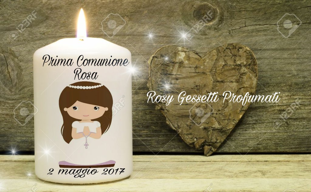 Candele personalizzate per la Prima Comunione - Feste - Bomboniere ... Candele personalizzate per la Prima Comunione - Feste - Bomboniere ...