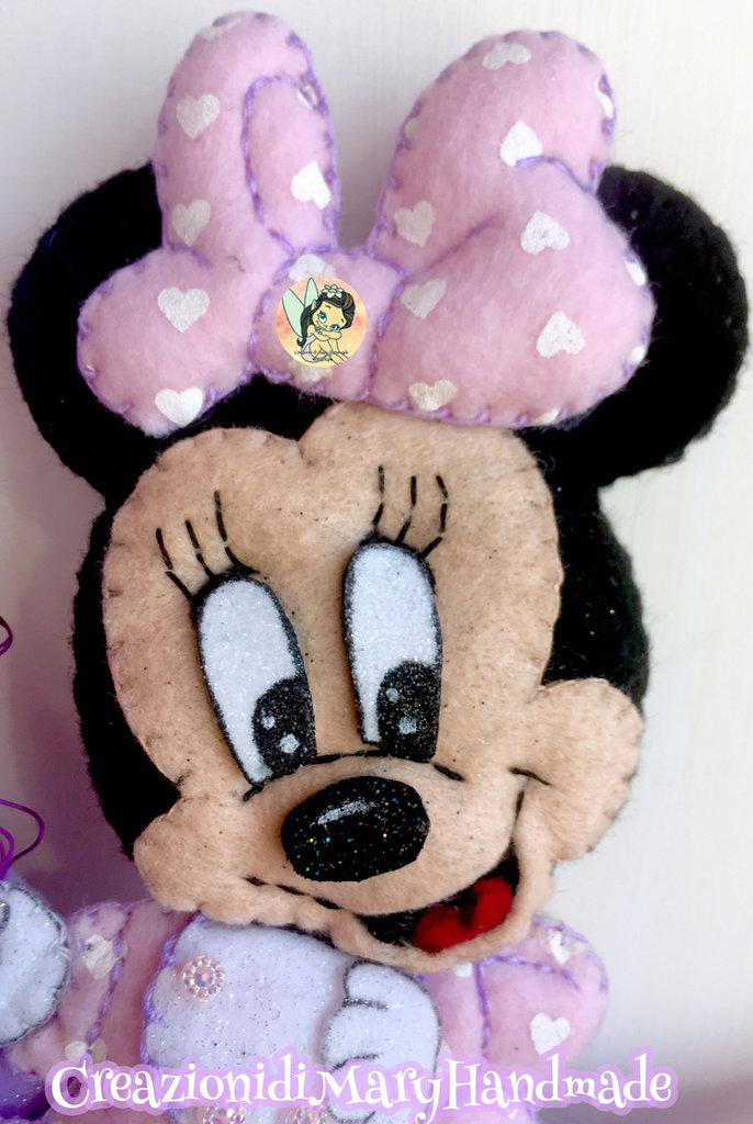 Fiocco baby Minnie - Bambini - Nascita - di Creazioni di Mary Hand ...
