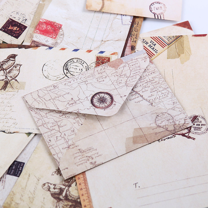 Scrapbooking: Lettere Vintage (12 fogli) - Materiali - Bigiotteria ...
