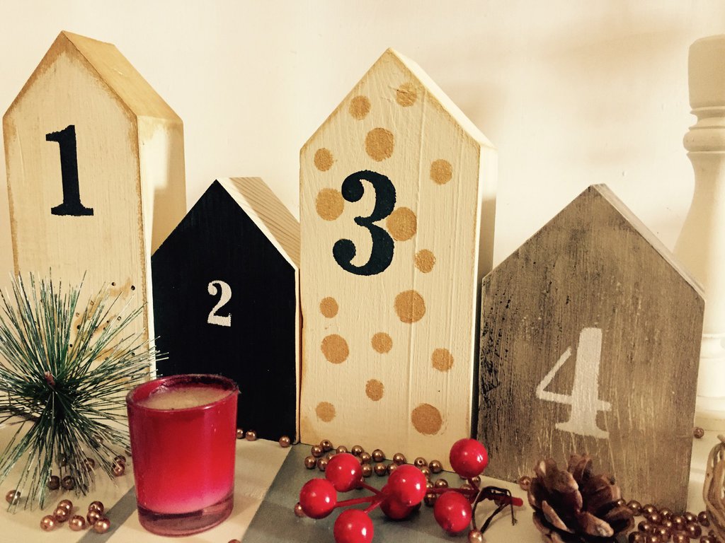 Calendario avvento in legno - Per la casa e per te - Arredamento ...